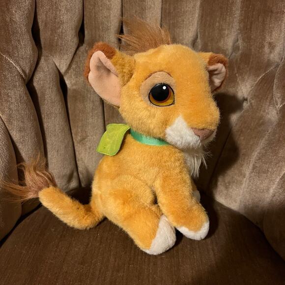 Disney | Toys | Disney Lion King Plush Purring Baby Simba Mattel 1993 ...